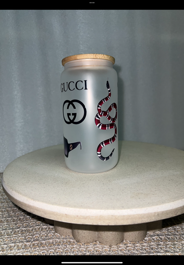 Gucci frosted glass – Moo’s cups and crafts
